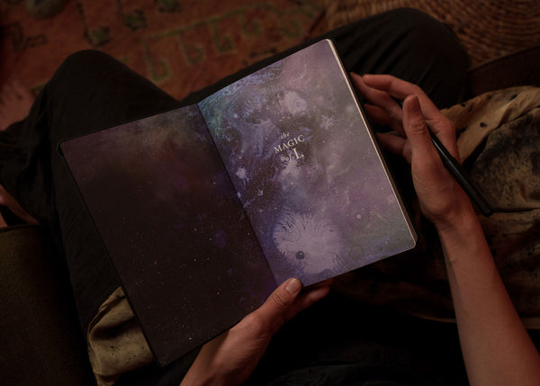 A5 ZODIAC JOURNAL: NIGHT SKY | Constellation Lined Journal | Magic of I.