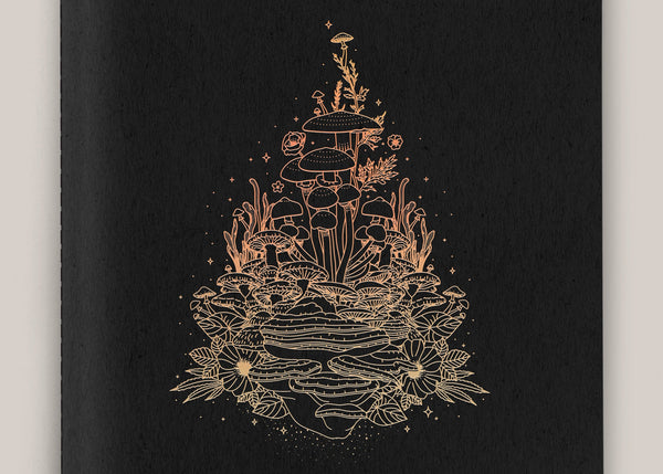 A5 ASTRO-MYCOLOGY NOTEBOOK: EARTHLY DELIGHTS | Lined Notebook | Magic ...